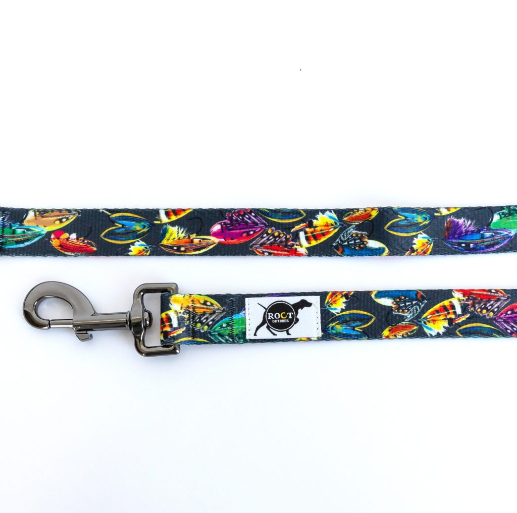 Cascade Dog Leash - Fishing Flies - Dog Leash - ROCT Outdoor