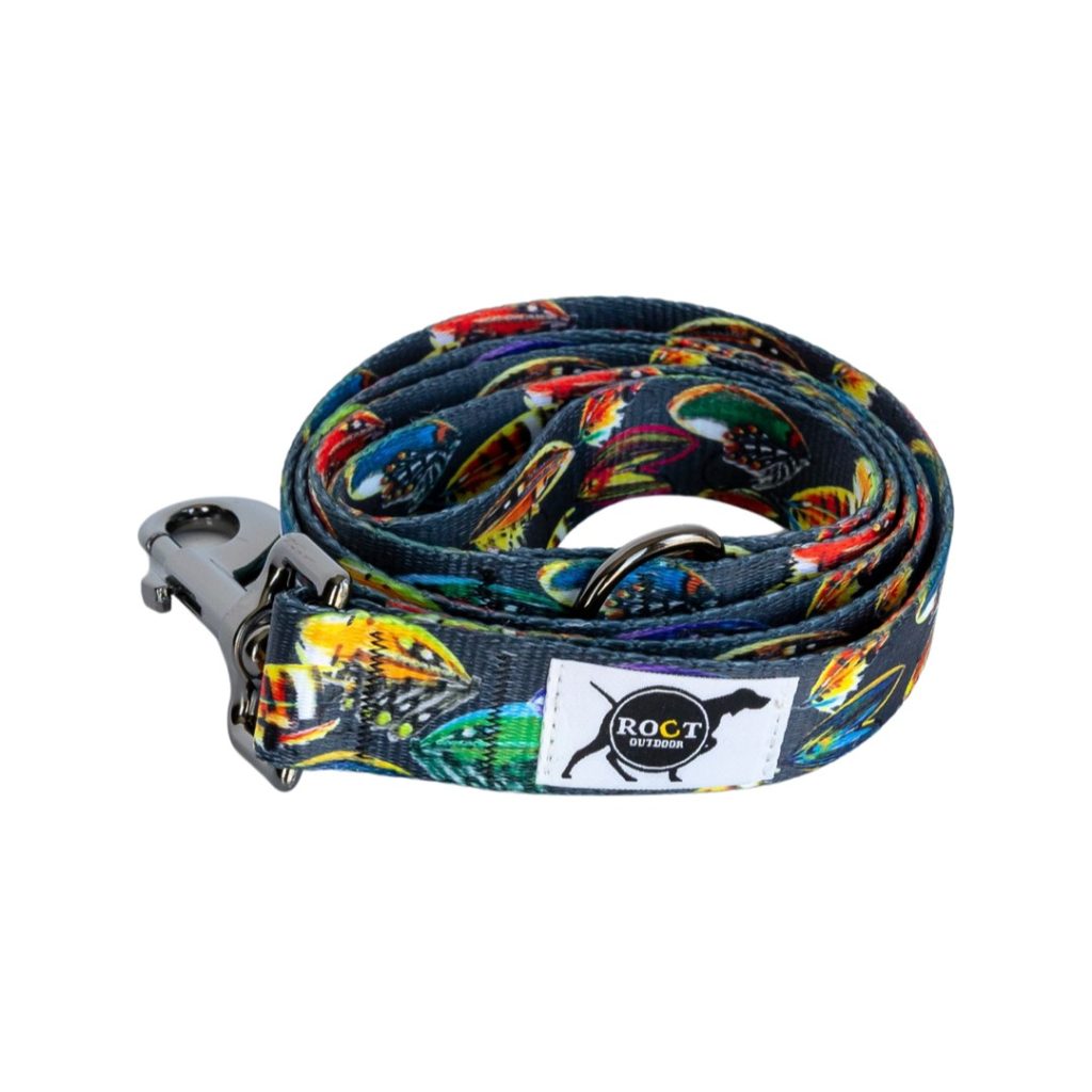 Cascade Dog Leash - Fishing Flies - Dog Leash - ROCT Outdoor