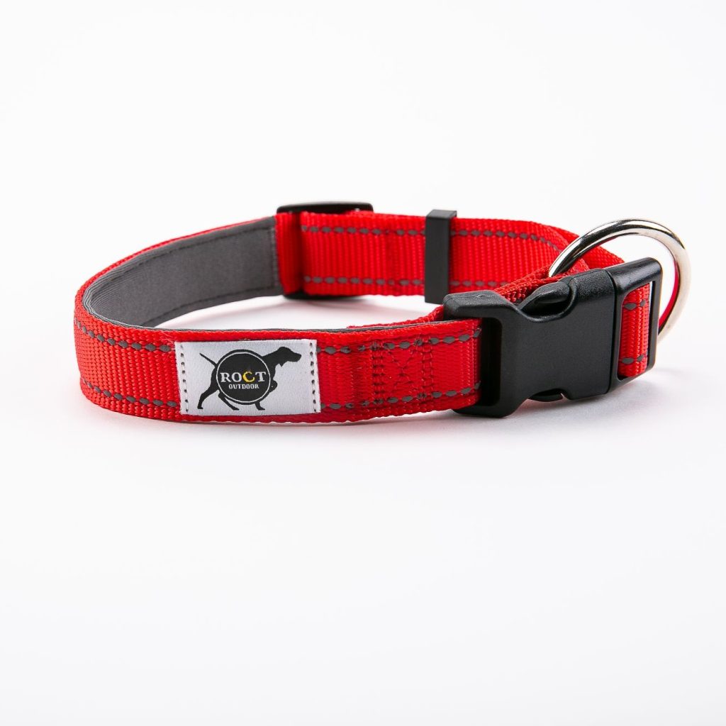 Trailhead Padded Dog Collar - Red - ROCT Outdoor