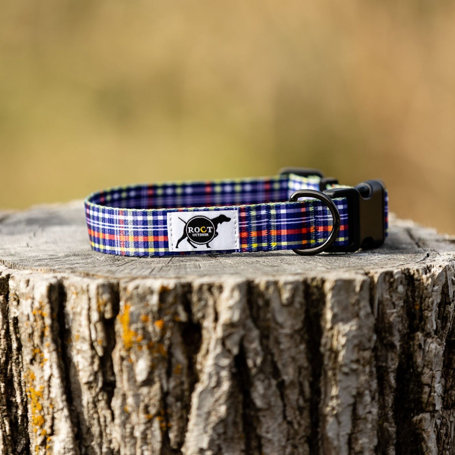Cascade Dog Collar - Summer Plaid - Dog Collars - ROCT Outdoor