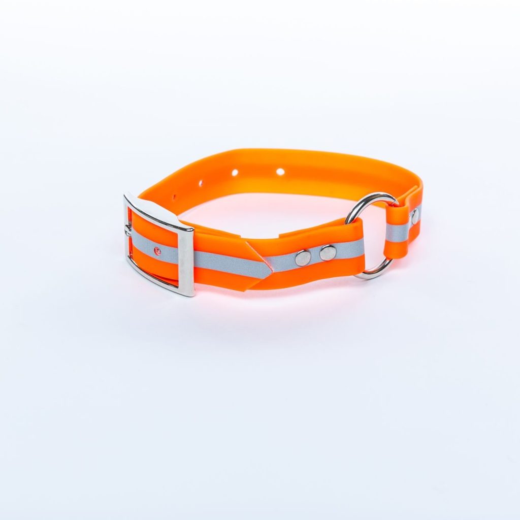 Upland Field Dog Collar Reflective - Orange - ROCT Outdoor